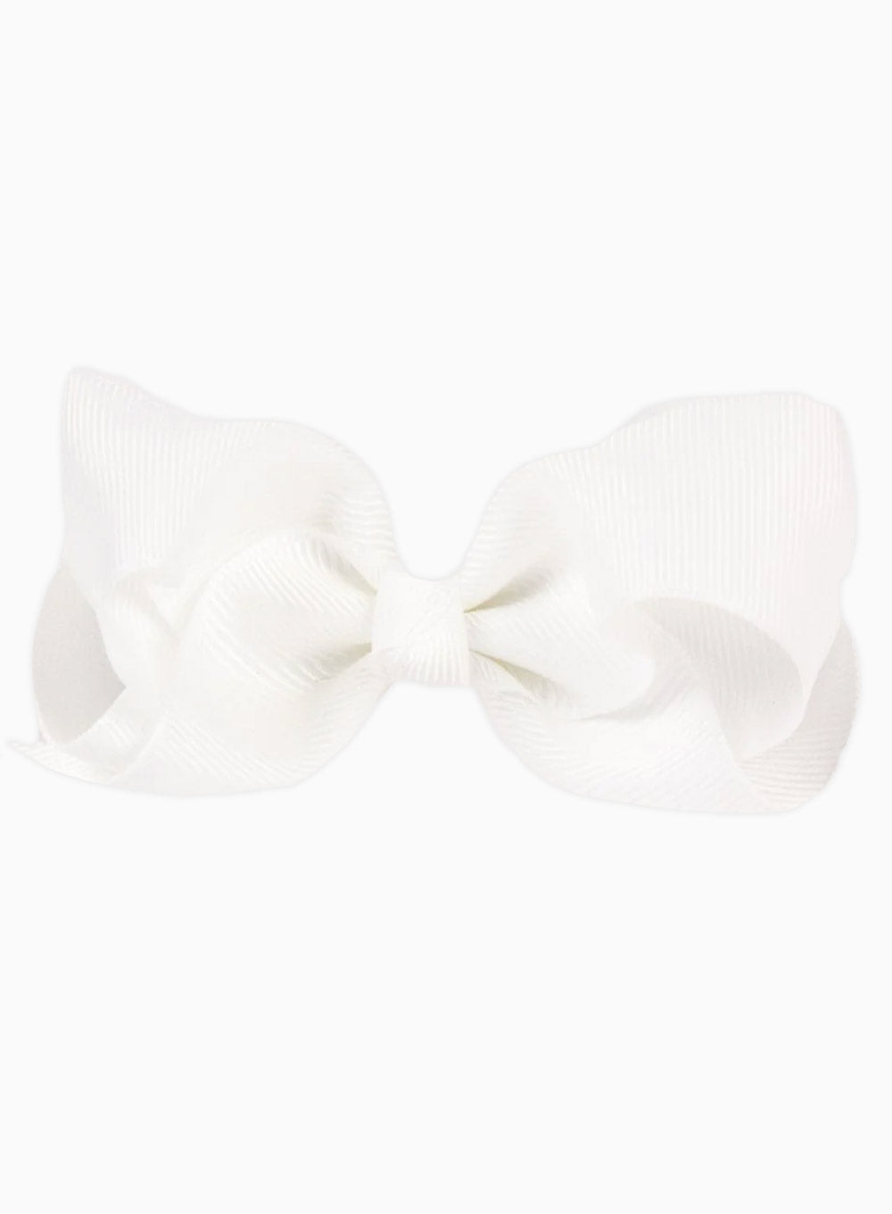 White Extra Large Bow Hair Clip | Trotters Childrenswear – Trotters ...