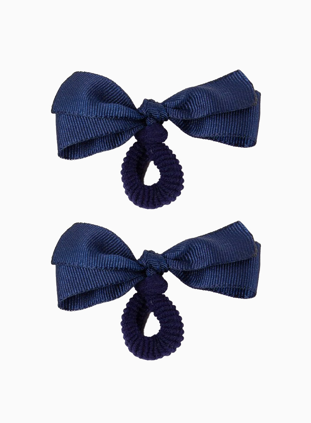 Lily Rose Mini Hair Bobbles with Navy Bow | Trotters – Trotters ...