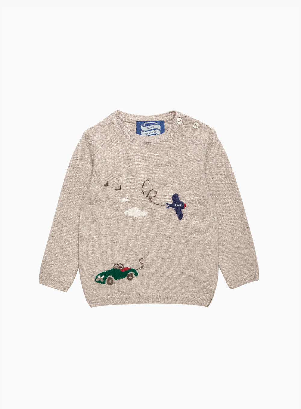 Baby Herbie and Wilbur Sweater | Trotters London – Trotters ...